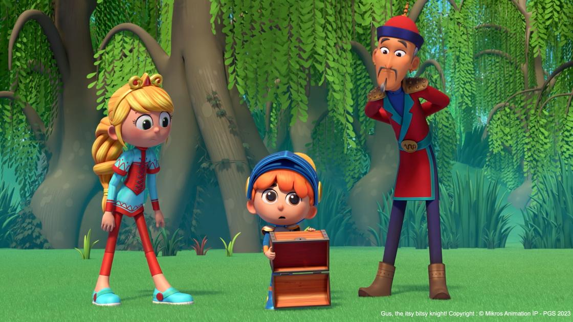 Gus the Itsy Bitsy Knight - S2E18 - Treasure Hunt | Knowledge Kids